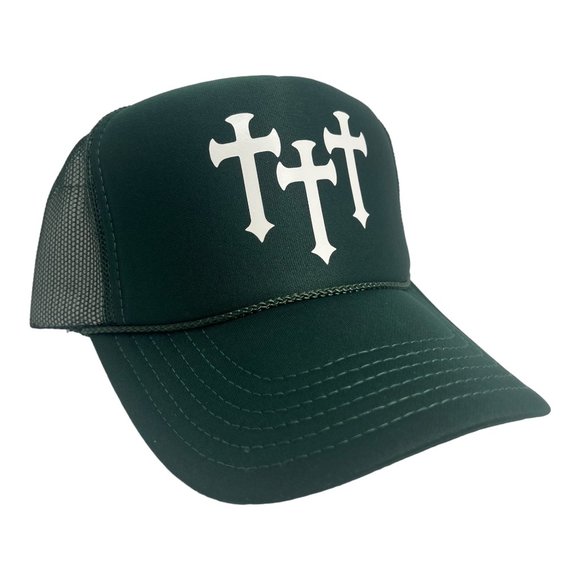 OTTO | Accessories | New Vintage Style Triple Cross Three Crosses Dark ...